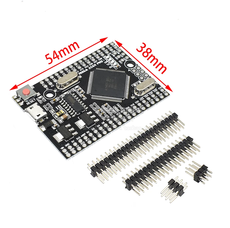 PLACA MEGA PRO MINI ATmega2560 CH340 (Compatível Arduino) - ACEPIC ...