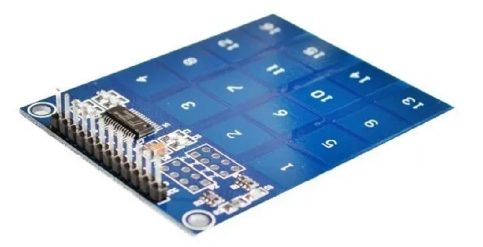 Módulo Teclado Touch Capacitivo TTP229 16 Teclas - ACEPIC Tecnologia