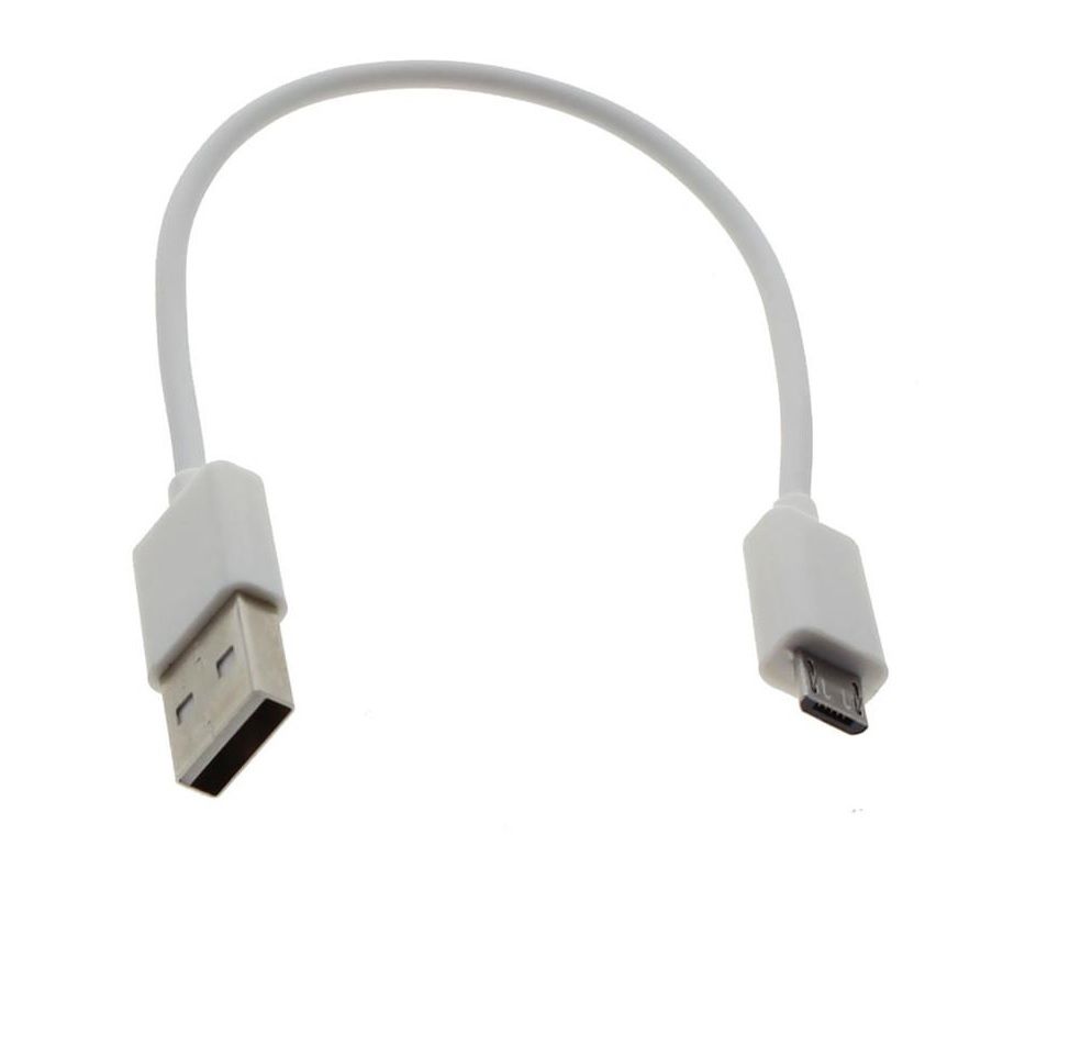 Cabo Micro USB V8 curto 20 Cm - Conexão sem limites