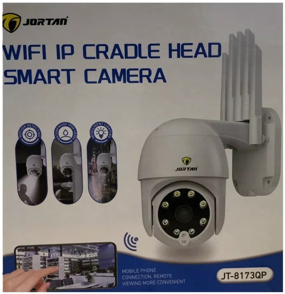 Camera Ip Speed Dome Jortan 5 Antenas Aprova Dagua Giratoria - Conexão ...
