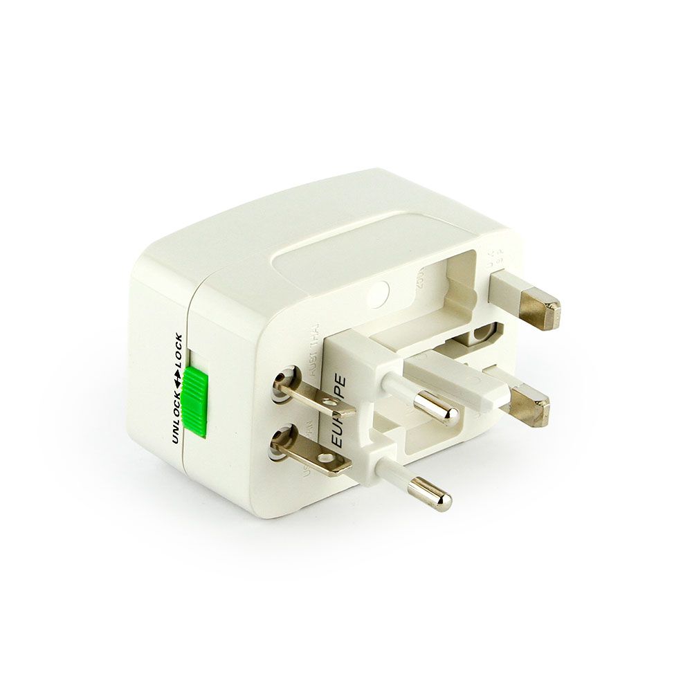 Adaptador Universal De Tomadas Funciona Em Mais De 150 Paises - Conexão ...