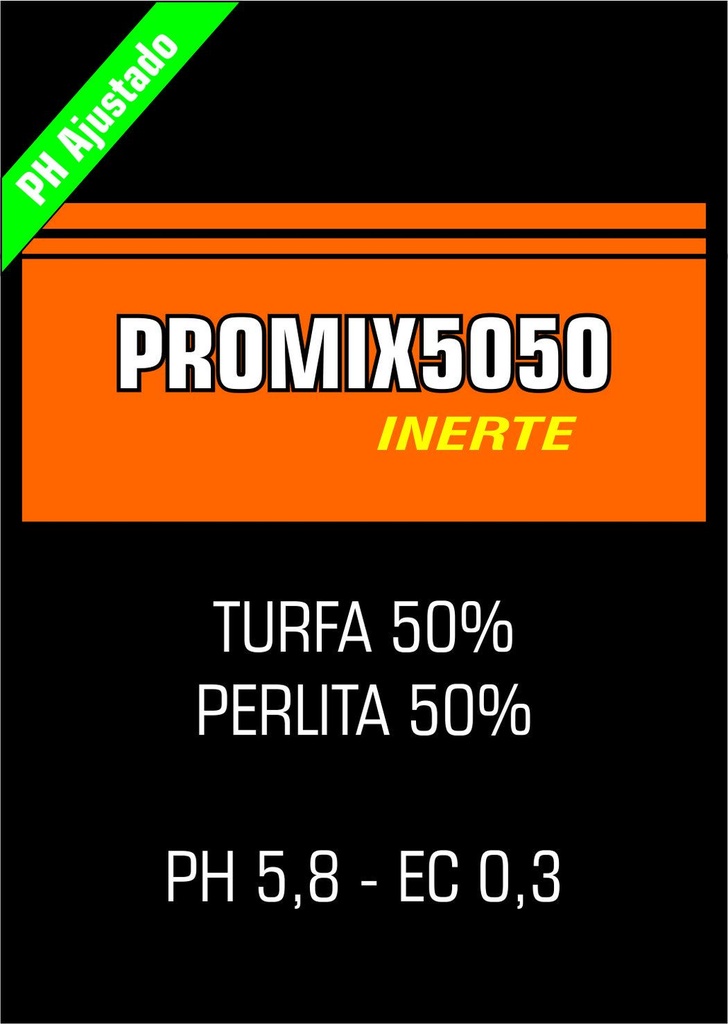 Substrato Inerte | 50% Turfa 50% Perlita | Promix 5050 - Grow Pro ...