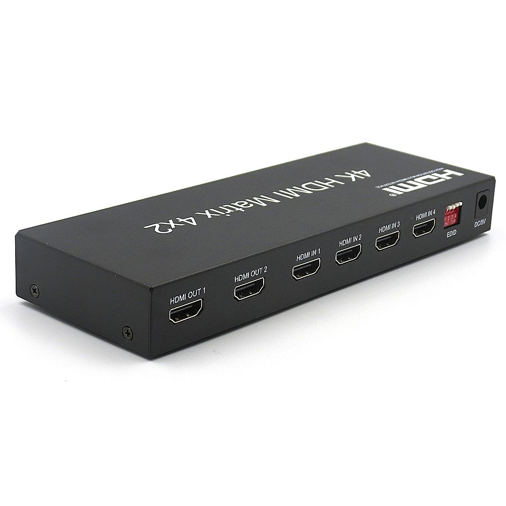 Splitter Switch Matrix 4x2 HDMI 4k 2k - Ion Cabos