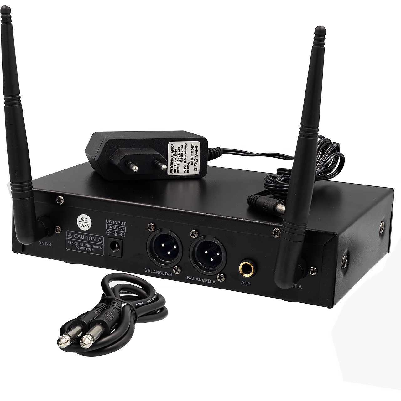 Microfone Dinâmico Duplo Sem Fio MT2210 - Ion Cabos