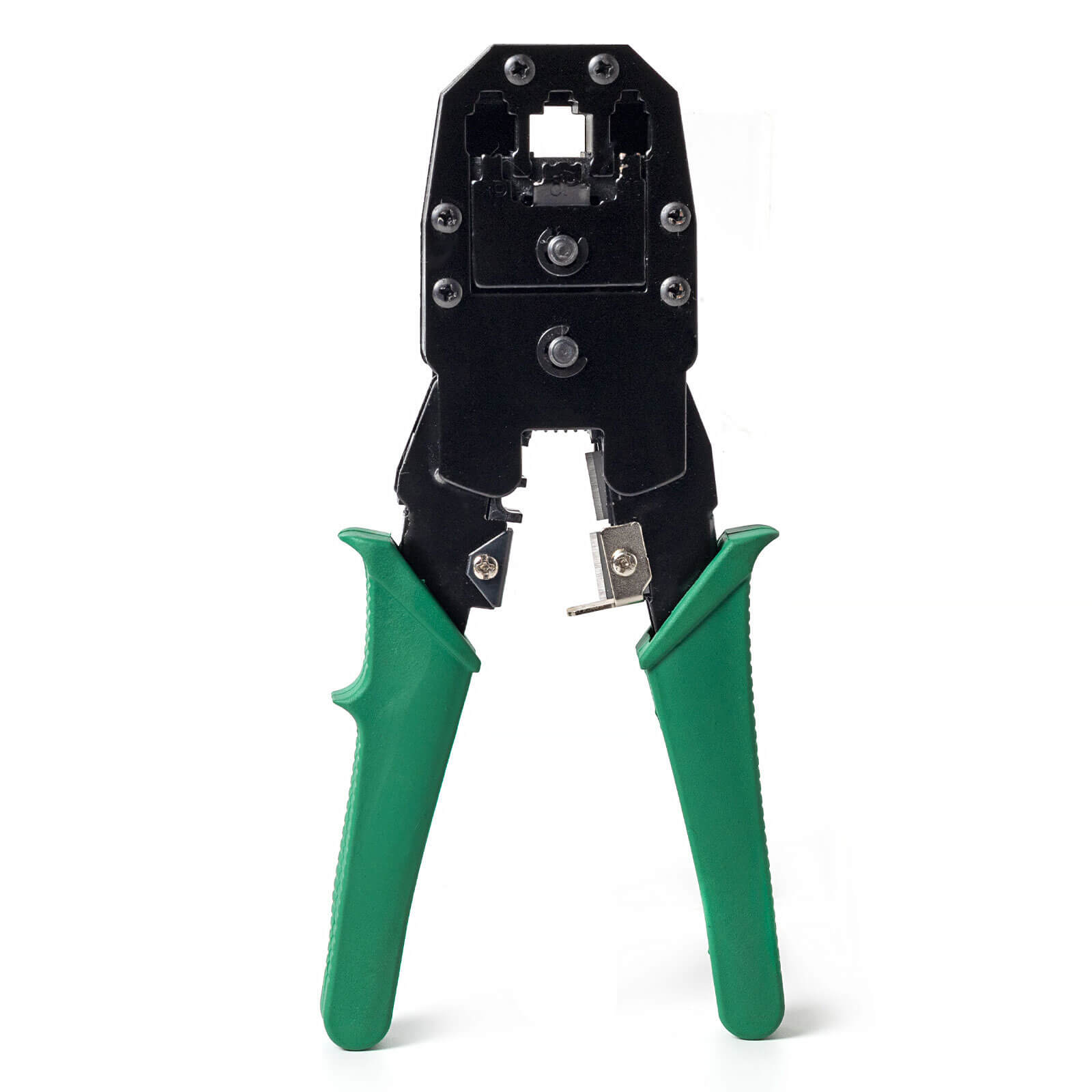 Alicate Crimpador RJ45 RJ11 + Desencapador de fios - Ion Cabos