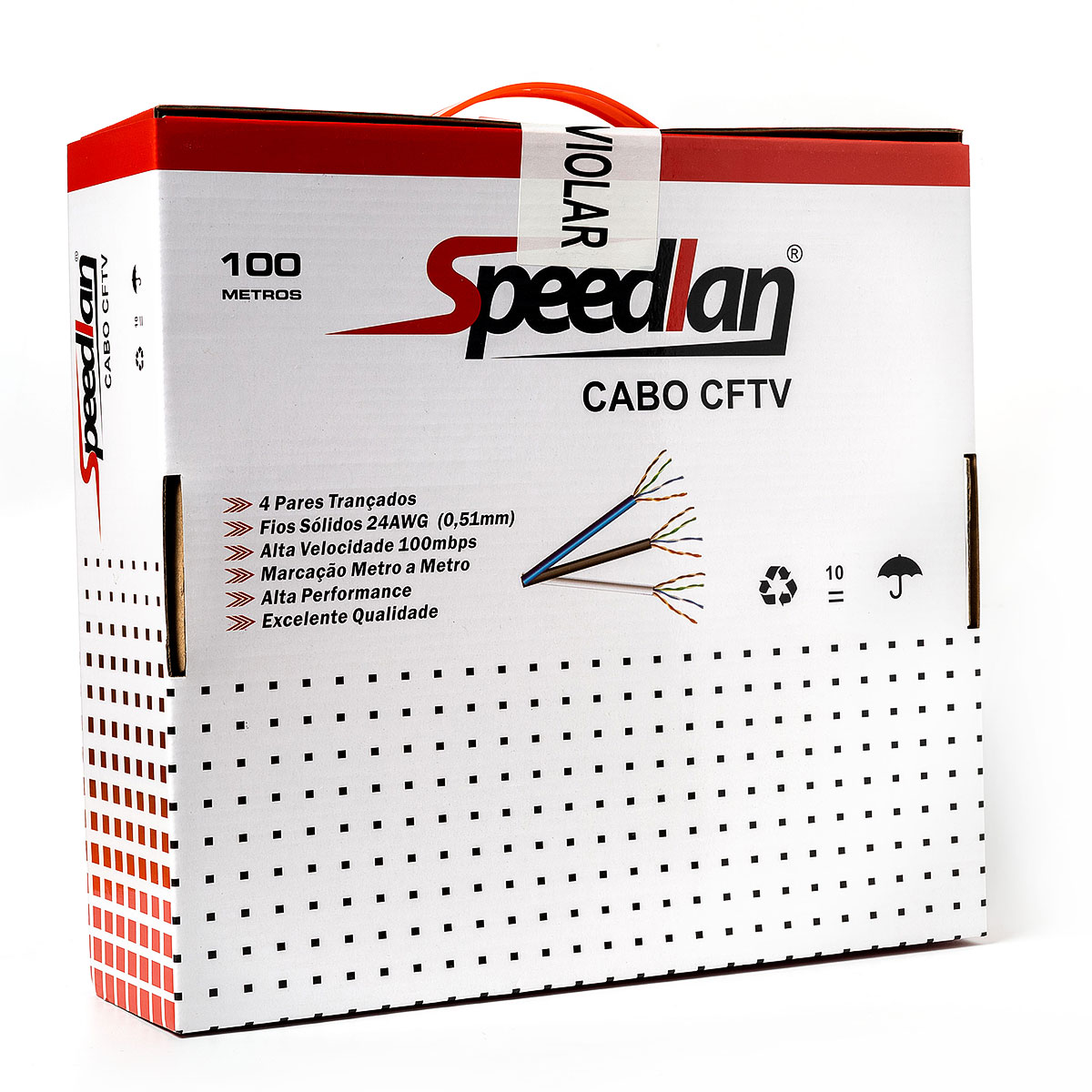 Cabo de Rede UTP 4 Pares Cat5E Speedlan - Ion Cabos