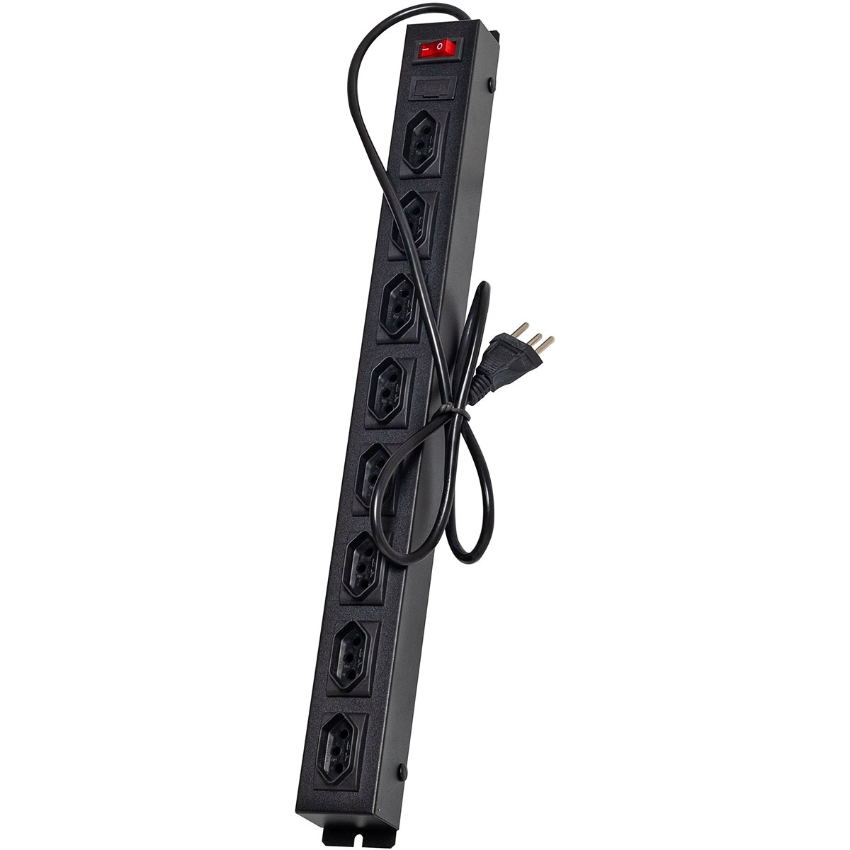 Filtro de linha Metálico 8 Tomadas Padrão Brasileiro - Ion Cabos