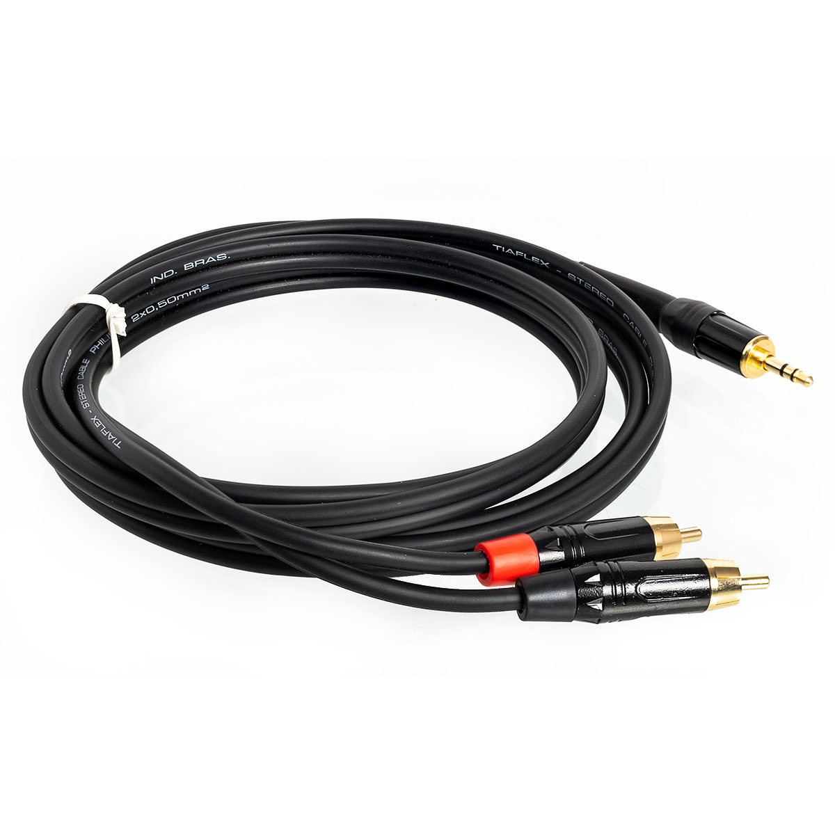 Cabo P2 para RCA Profissional Ion Black 5 metros - Ion Cabos
