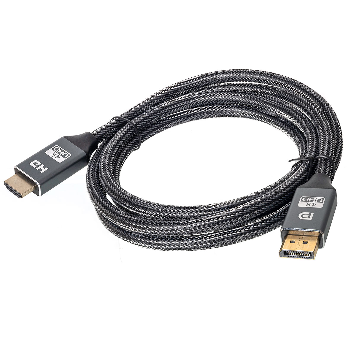 Alta definição: Cabo 1.8m 4K Displayport para HDMI - Ion Cabos