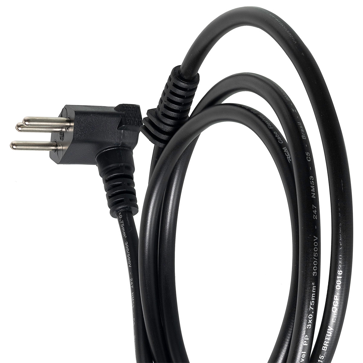 Cabo para Micro-ondas 10A plugue 90° - 1,45 metros - Ion Cabos