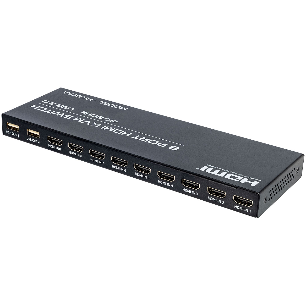 Switch HDMI KVM 4k USB 2.0 8 portas - Ion Cabos