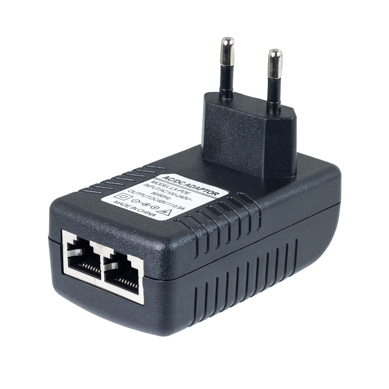 Adaptador de Energia PoE 48V 0.5A Ethernet RJ45 - Ion Cabos