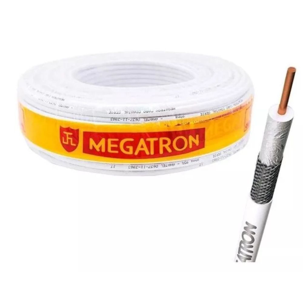 Cabo Coaxial RG06 75 OHMS 95% MALHA - Ion Cabos