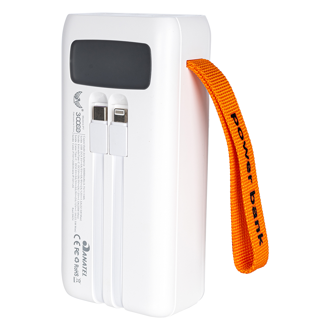 Power Bank 30.000mAh Turbo Carga Super Rápida - Ion Cabos