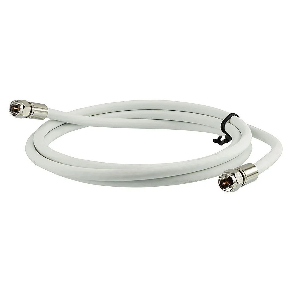 Cabo Coaxial RG6 Montado Blindado - 1 metro - Ion Cabos