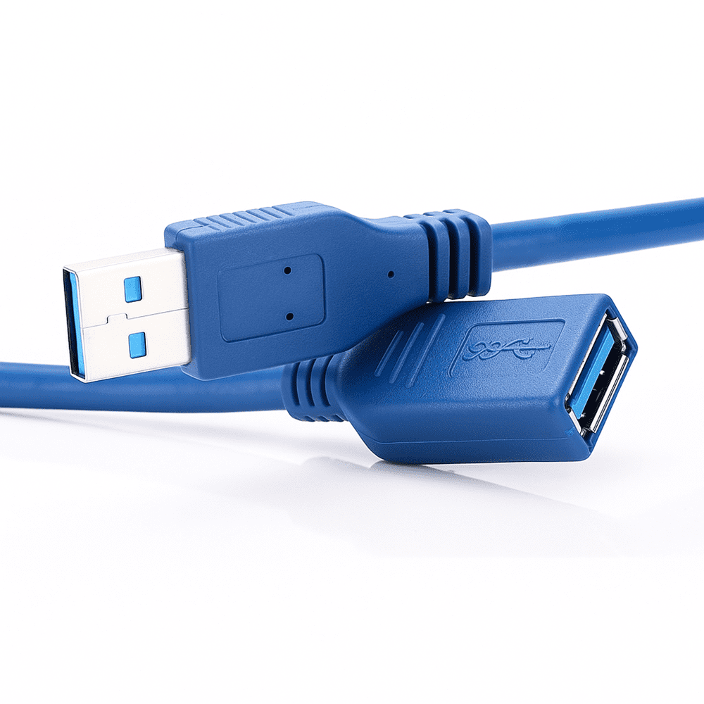 Cabo Extensão USB 3.0 Azul SuperSpeed - 1 metro - Ion Cabos
