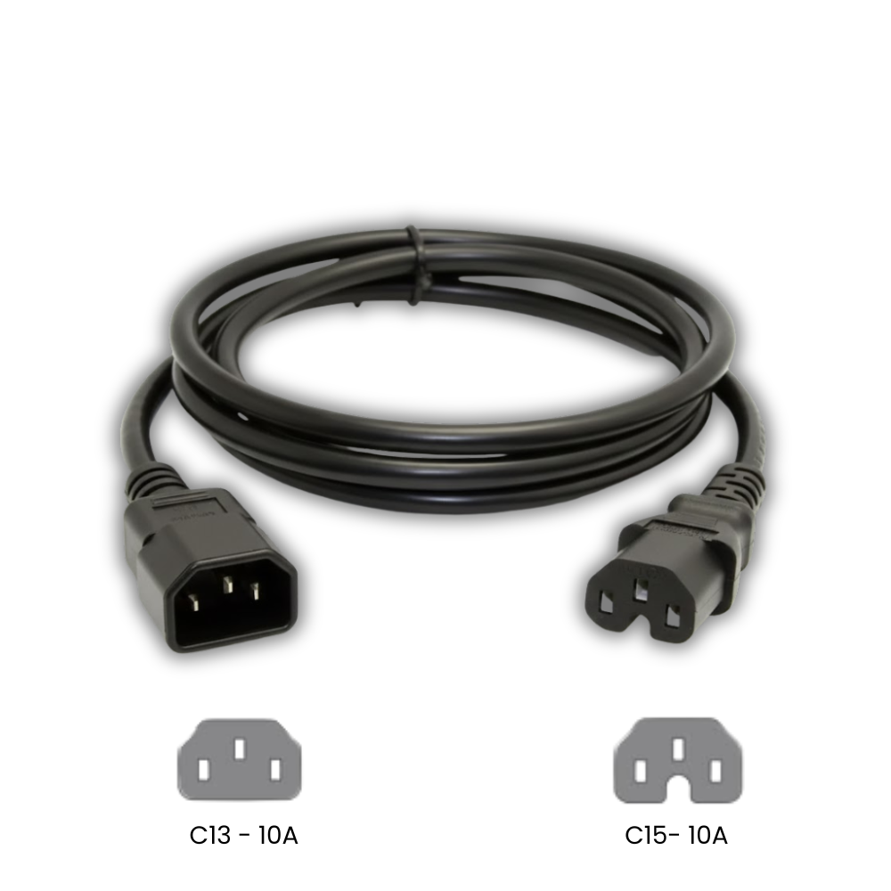Cabo de Força C13–C15 10A 1,8m - Ion Cabos