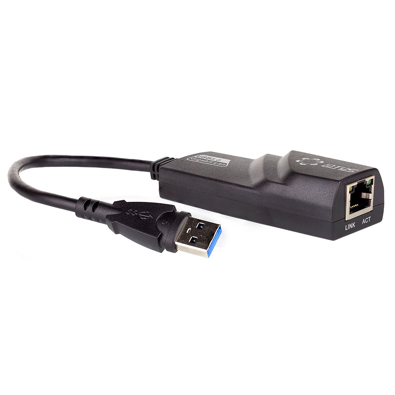 Placa de Rede USB 3.0 Gigabit Ethernet LAN RJ45 - Ion Cabos