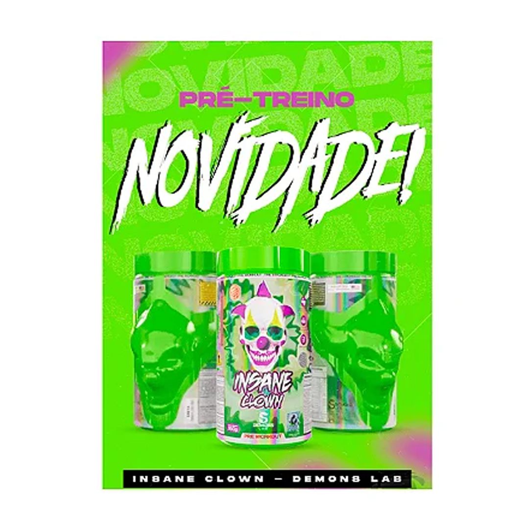 Insane Clown 300g - Diversos Sabores - Pré Treino - Demons Lab ...