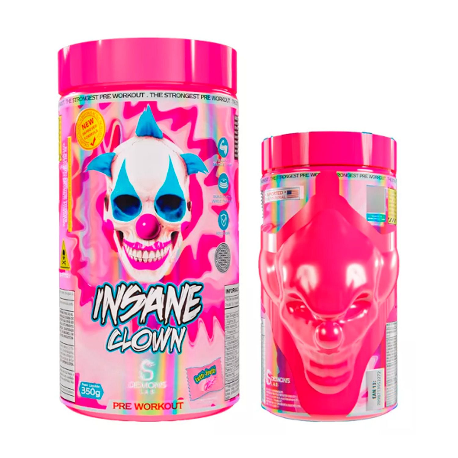 Insane Clown 300g - Diversos Sabores - Pré Treino - Demons Lab ...