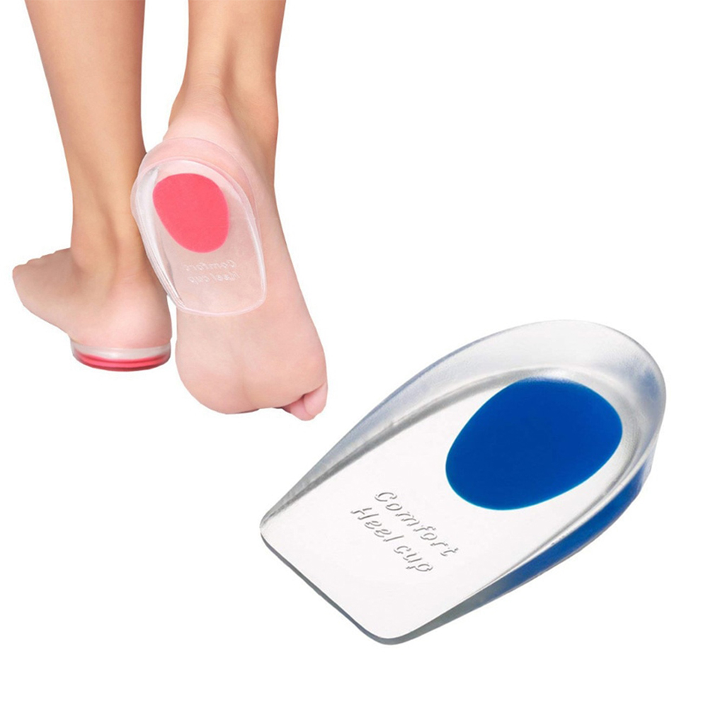 Calcanheira De Silicone Anti Impacto Ortopédica Meia Palmilha - Alivio Esporão - Utilidades RS ...