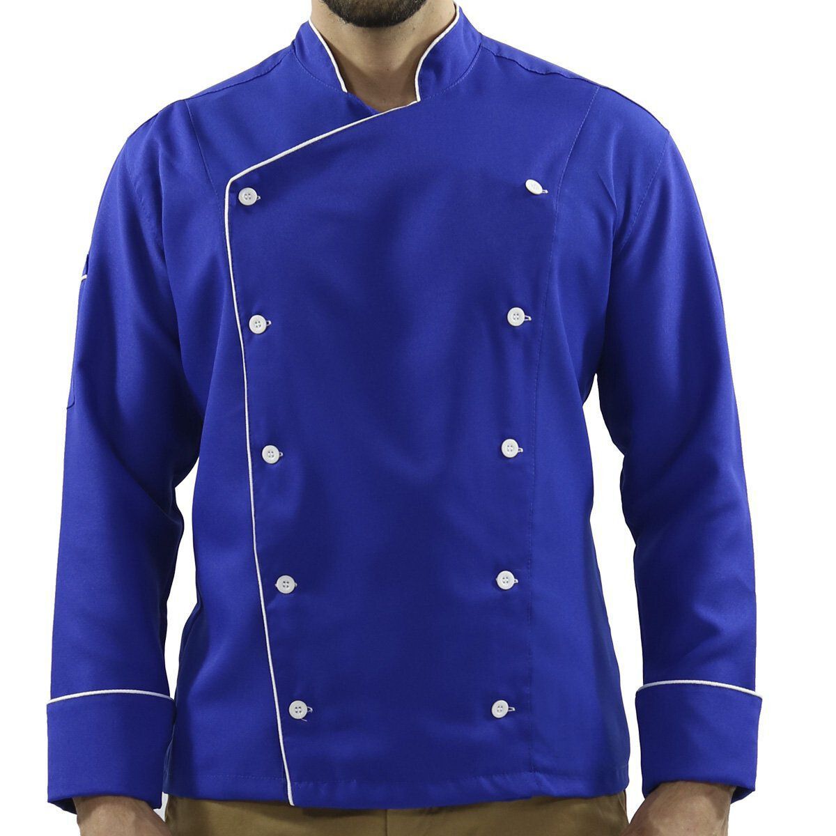 Dólmã Chef de Cozinha Unissex Atlanticus - Dr Chef - DR.CHEF