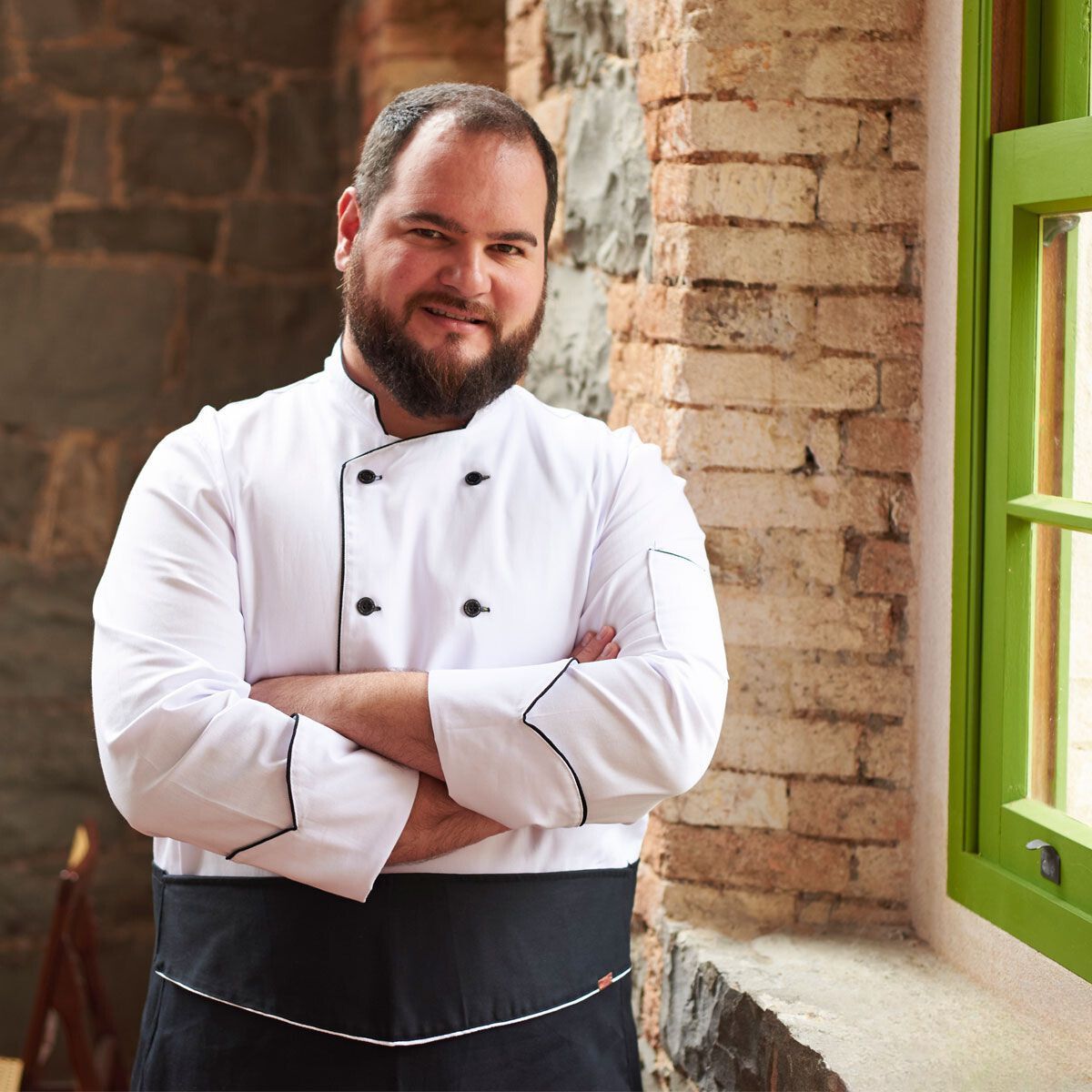 Dólmã Chef Cozinha Plus Size Branco Unissex - Dr Chef - DR.CHEF