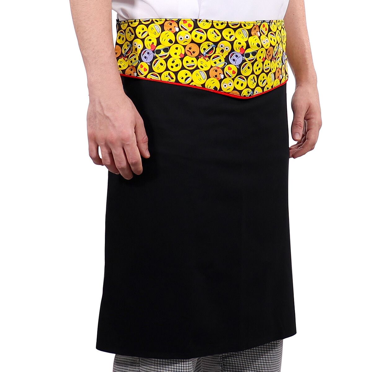 Avental Chef Cozinha Tipo Saia Estampa Emoji - DR.CHEF