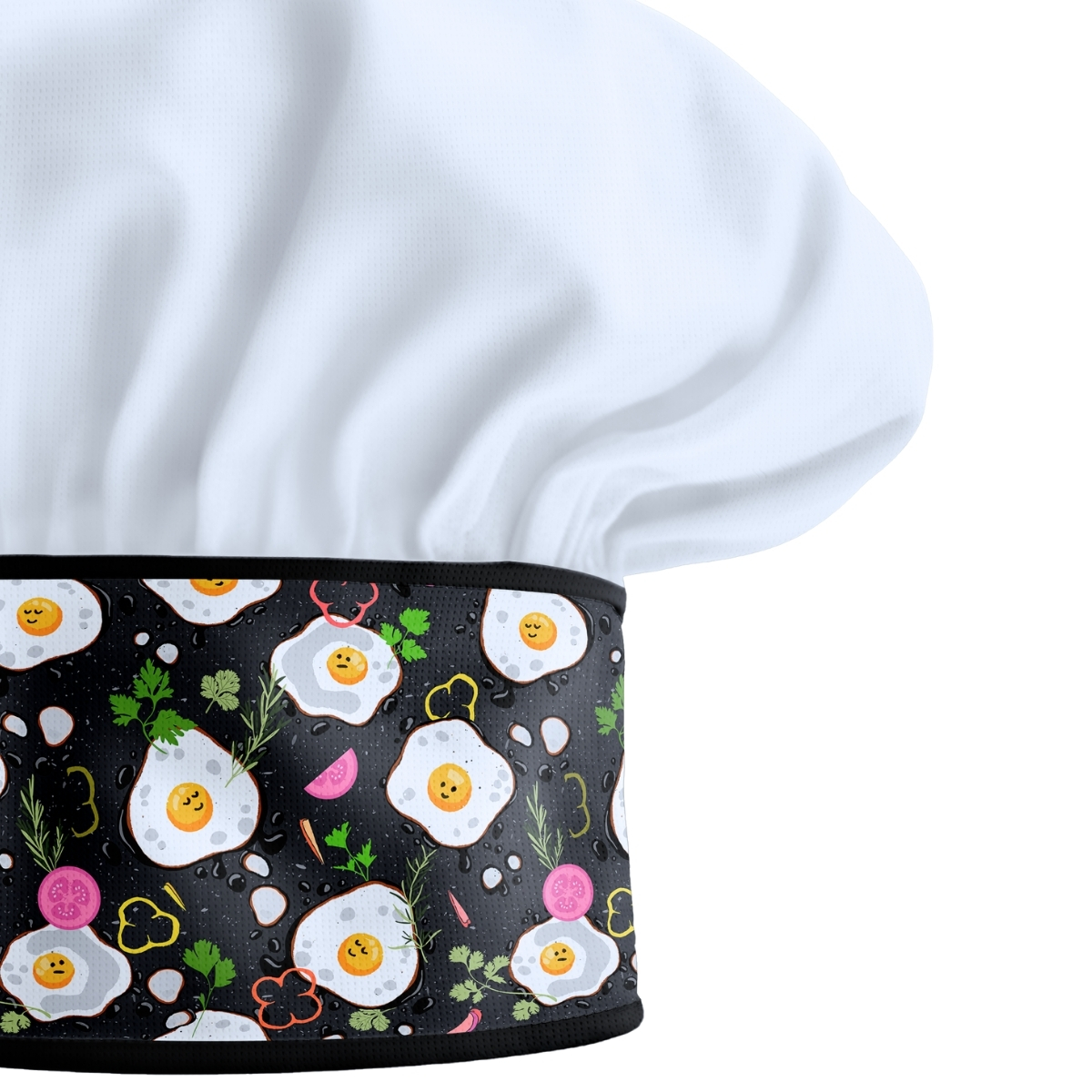 Chapéu Chef De Cozinha Touca Estampa Ovo Feliz - Dr Chef - DR.CHEF