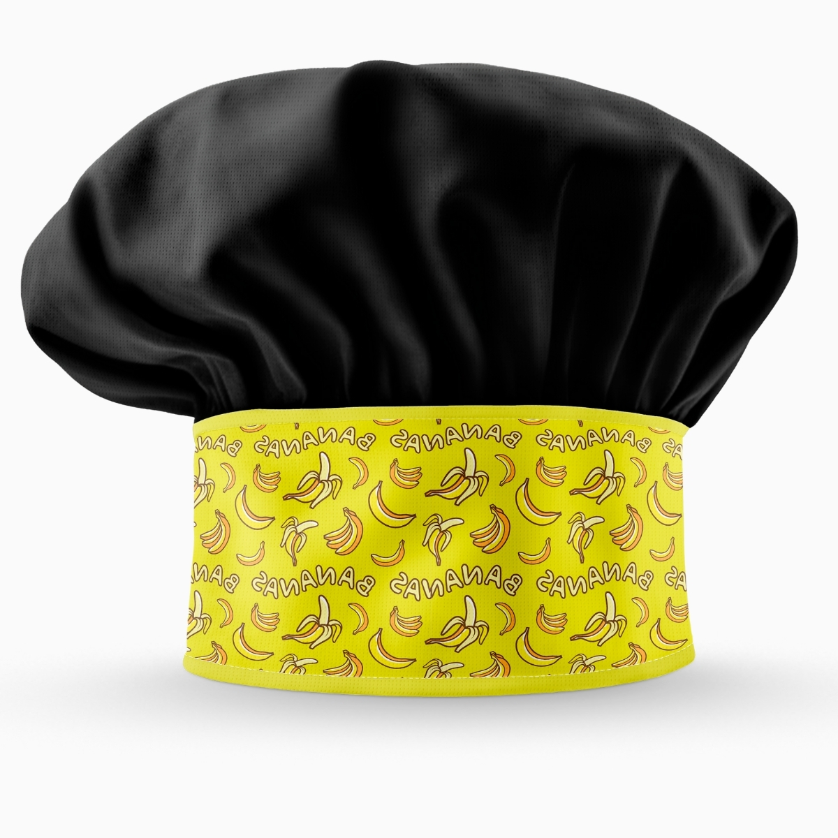 Chapéu Touca Cozinheiro Chef De Cozinha Estampa Bananas - Dr Chef - DR.CHEF