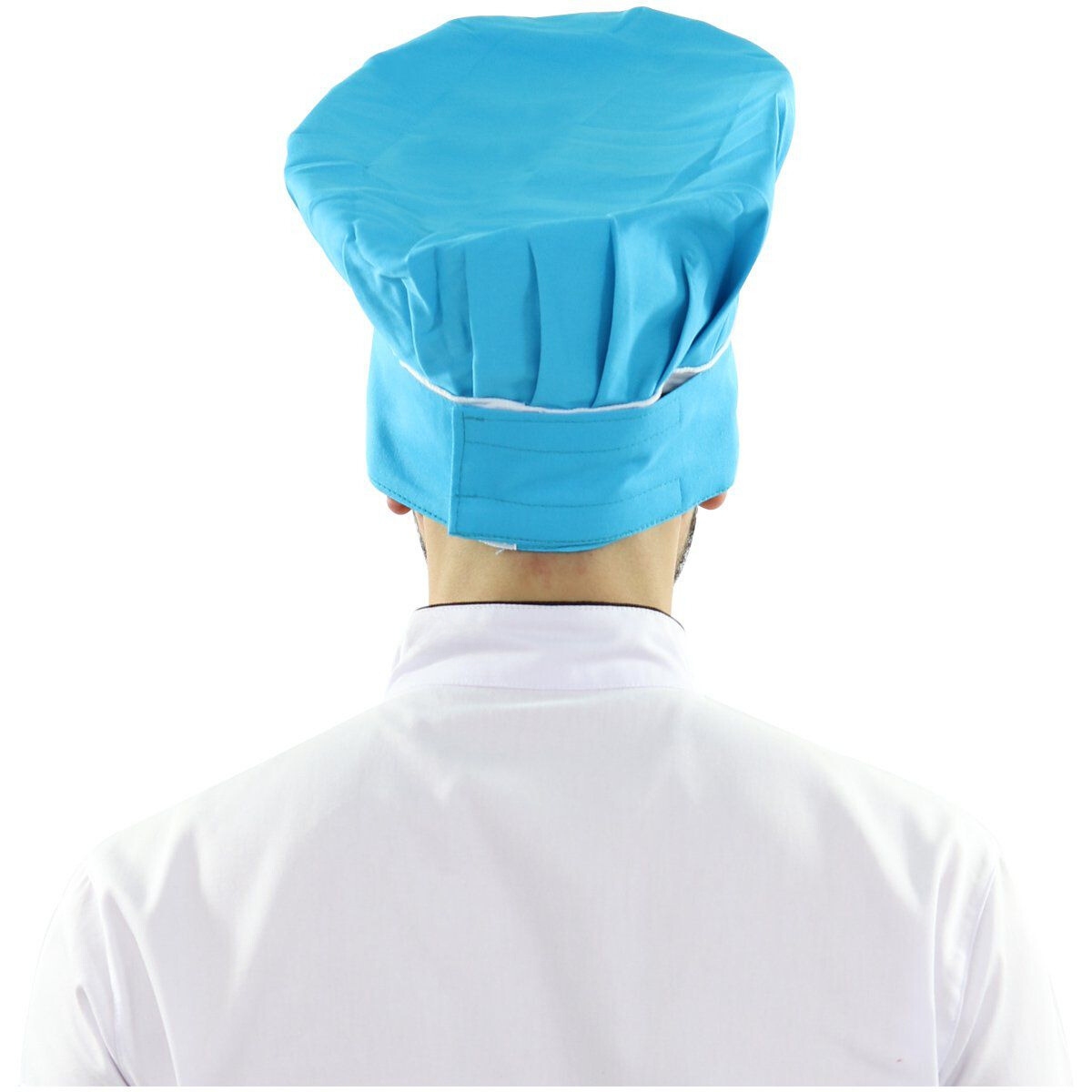 Chapéu Chef Cozinha Azul Caribe Profissional - Dr Chef - DR.CHEF