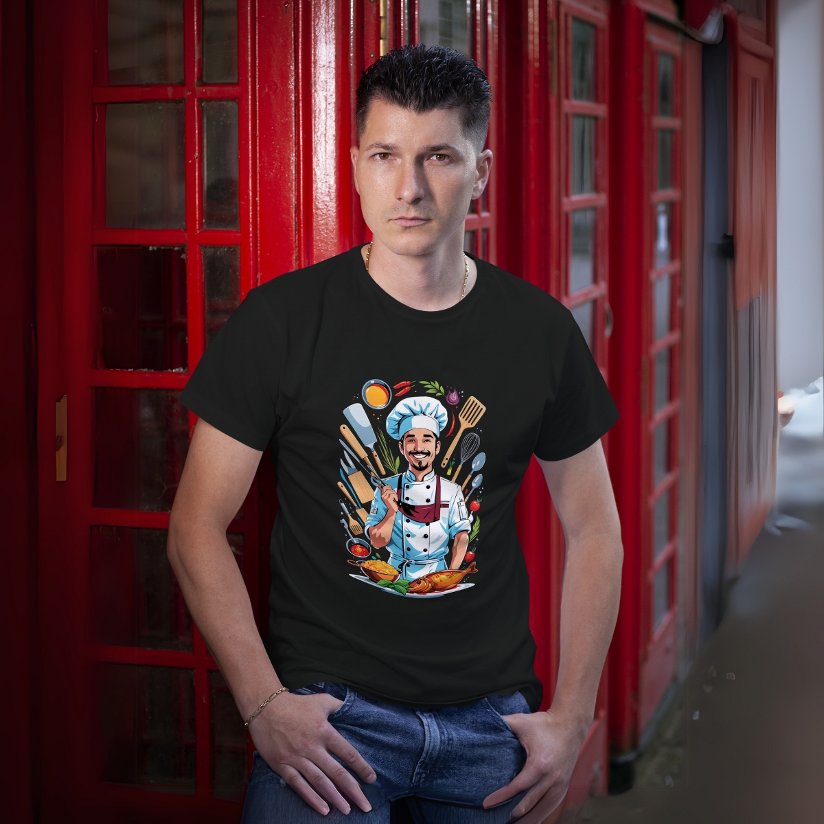 Camiseta Chef Utensílios - Dr Chef - DR.CHEF