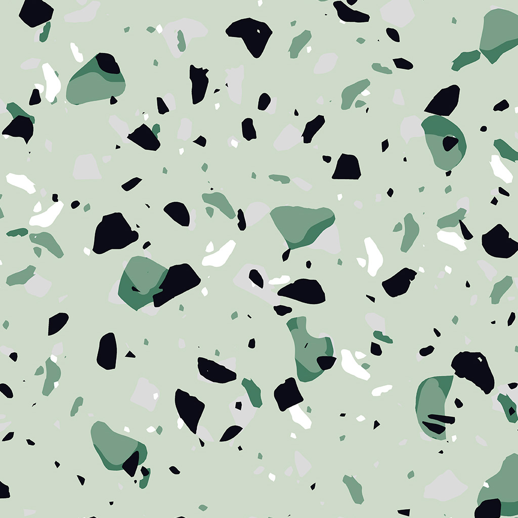 Papel de Parede Granilite Terrazzo Verde Personalizado - BEM INSTALADO ...