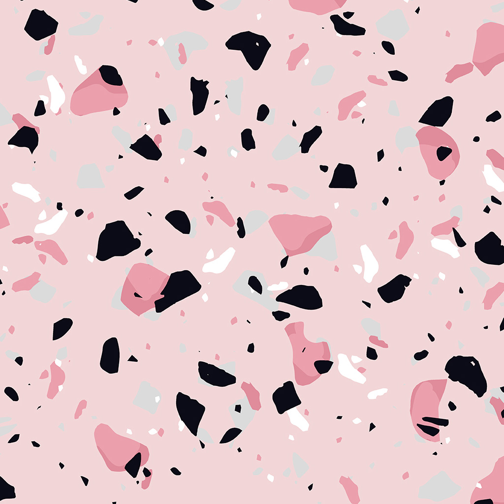 Papel de Parede Granilite Terrazzo Rosa Personalizado - BEM INSTALADO ...