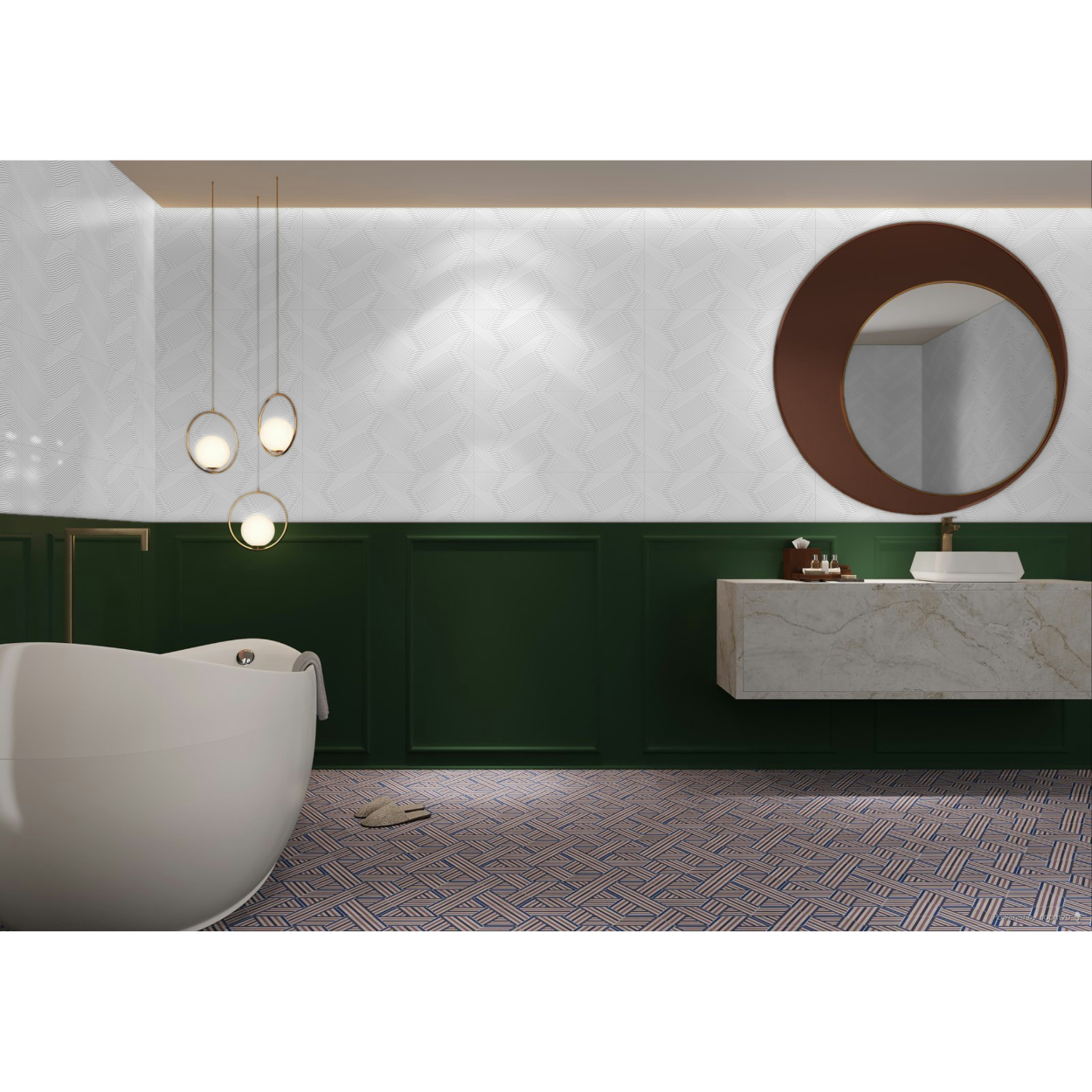 Porcelanato Ceusa 2987 Joaquina Brilhante w43,2X91 Cx1,96 M² - Brama ...