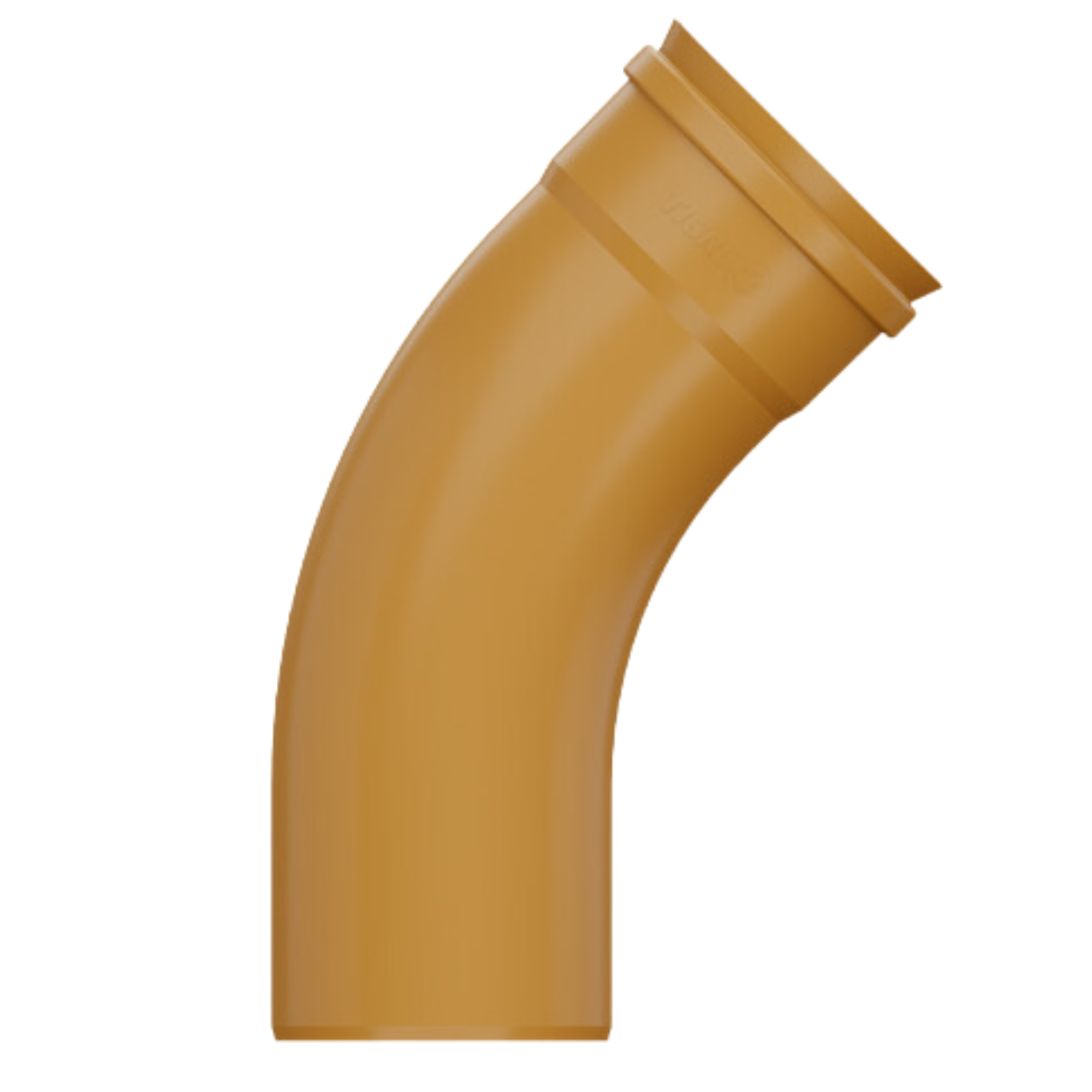 Curva Pvc/ocre Coletor Esgoto 45º Dn150mm Tigre - Brama Materiais