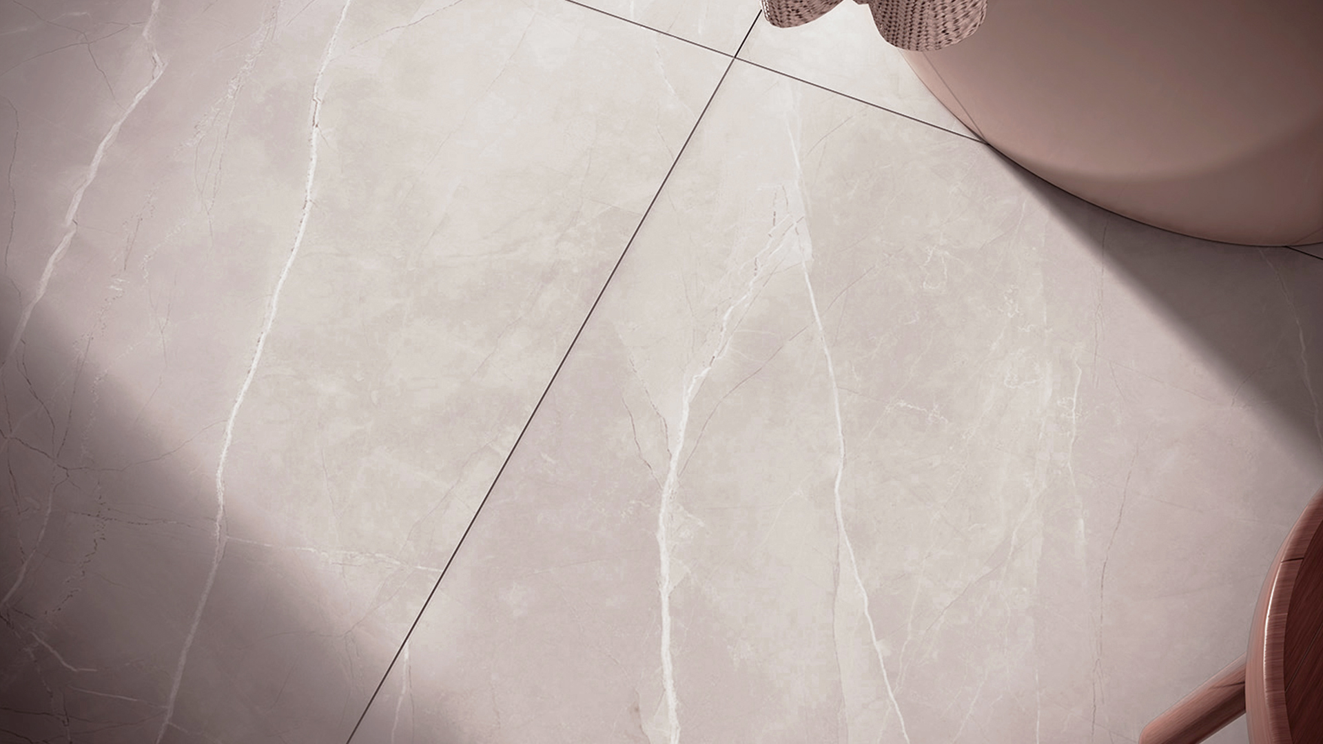 Porcelanato Villagres Milano Off White Pol 910032A 90,5X90,5Cx1,64M² - Brama Materiais