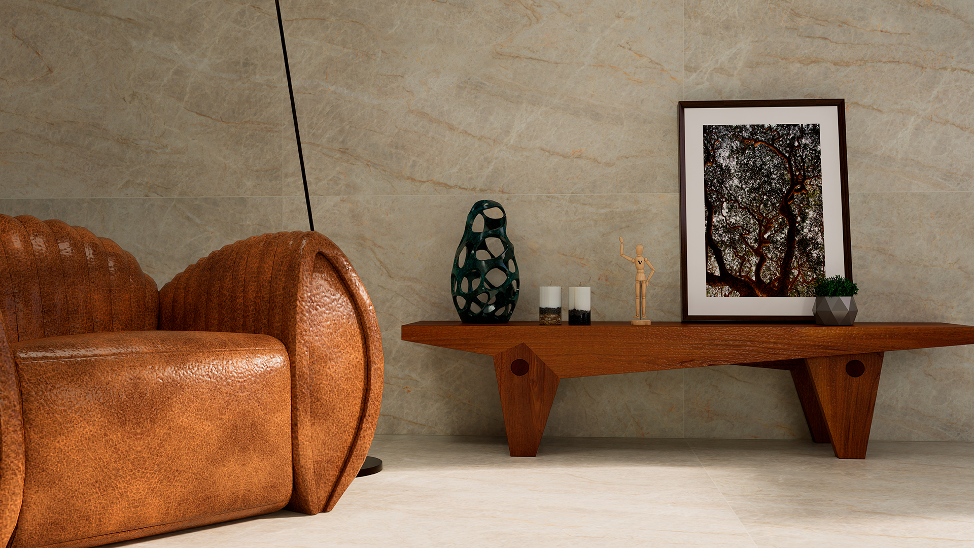 Porcelanato Villagres 820030 Agra Nat 82X141,5 Cx2,32M² - Brama Materiais
