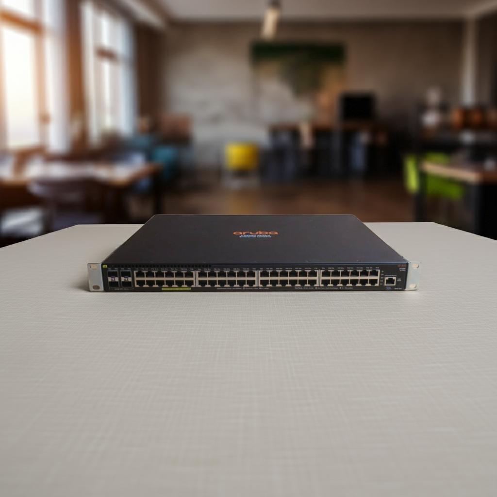 Switch HPE Aruba 2930F 48G PoE + 4SFP+ JL256A - Processtec | Informática e Eletrônicos