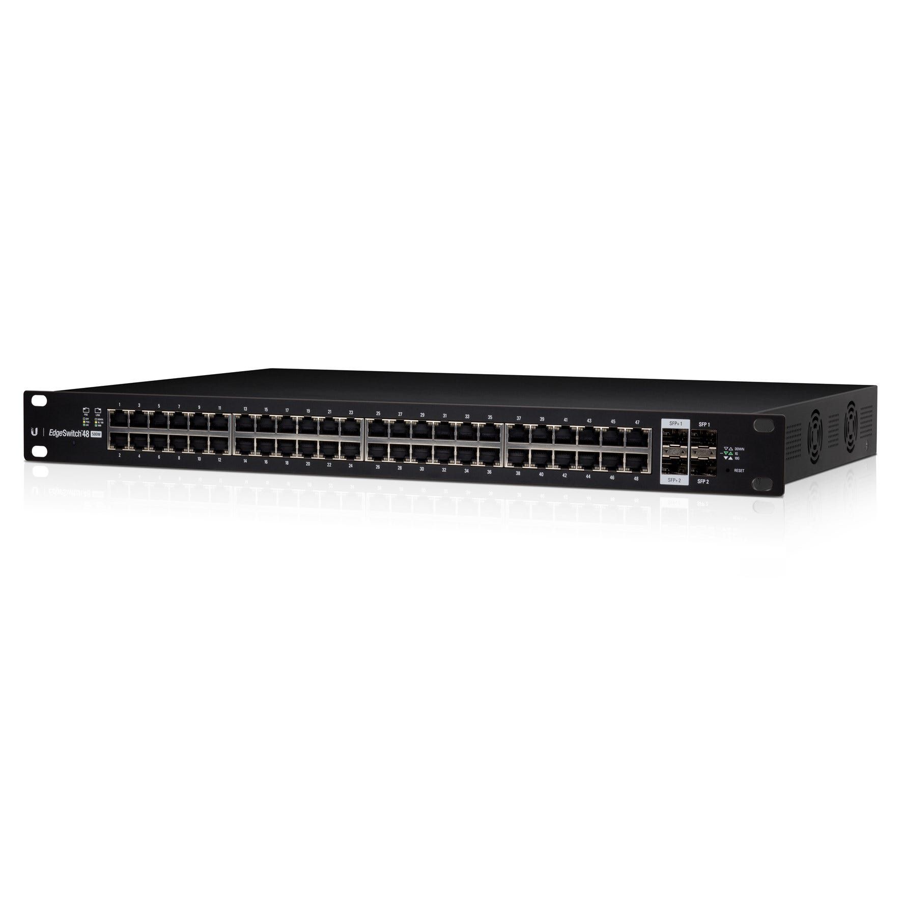 Switch Ubiquiti Edge 48P Poe + 2Sfp + 2Sfp+ Es-48-500W I - Processtec | Informática e Eletrônicos