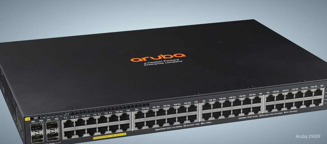 Switch 48P Aruba 2930F 4-Sfp Poe+ 10/100/1000 Mbps JL262A - Processtec ...