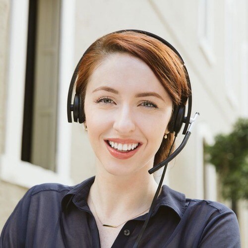 Headset Logitech Vc Logi-Vc Estereo H650E Usb Preto 981-000518 ...