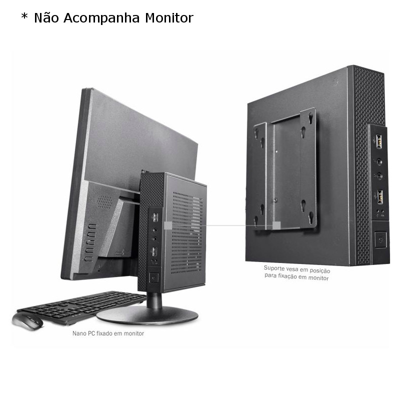 Pc Ntc Nano Intel - 1010 Jw (I3-10100/8Gb/Ssd256Sata/Hdmi/Serial ...