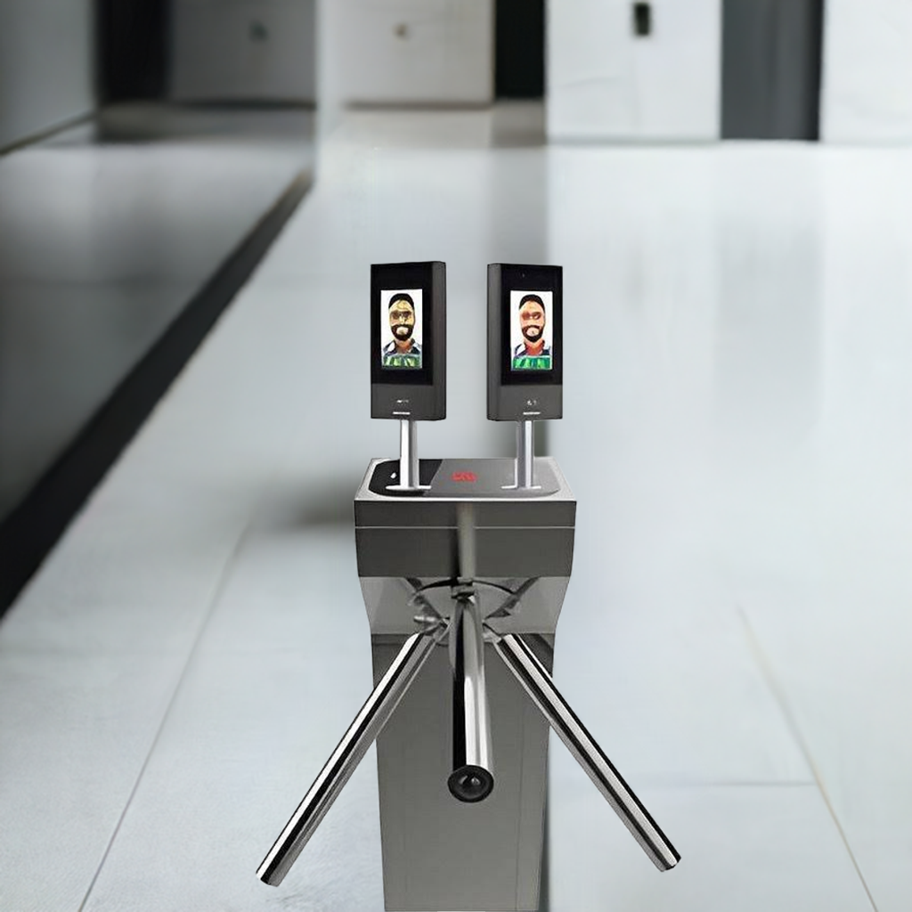 Catraca Pedestal Intelbras Cap 3000 Com Reconhecimento Facial 4660167 ...