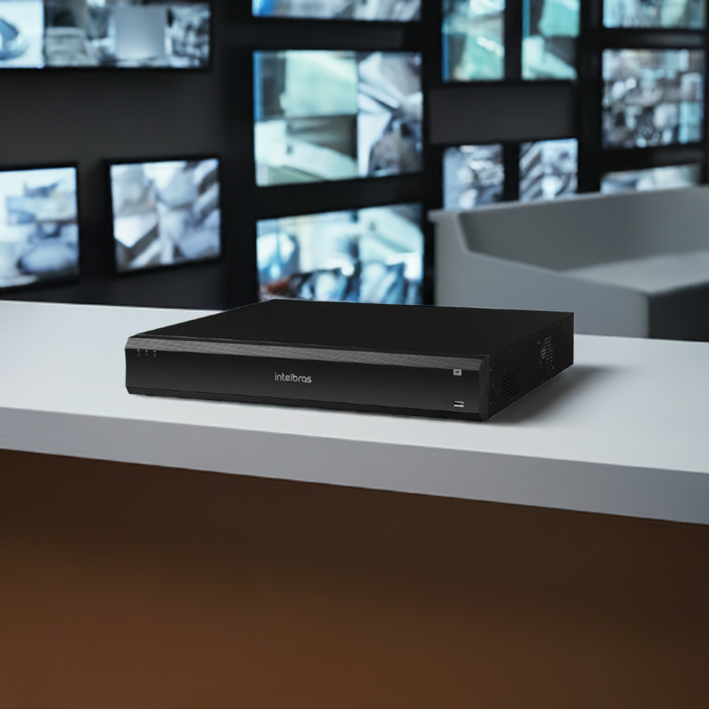 NVR 32 Canais IP Intelbras INVD 5132 - Inteligência Artificial ...