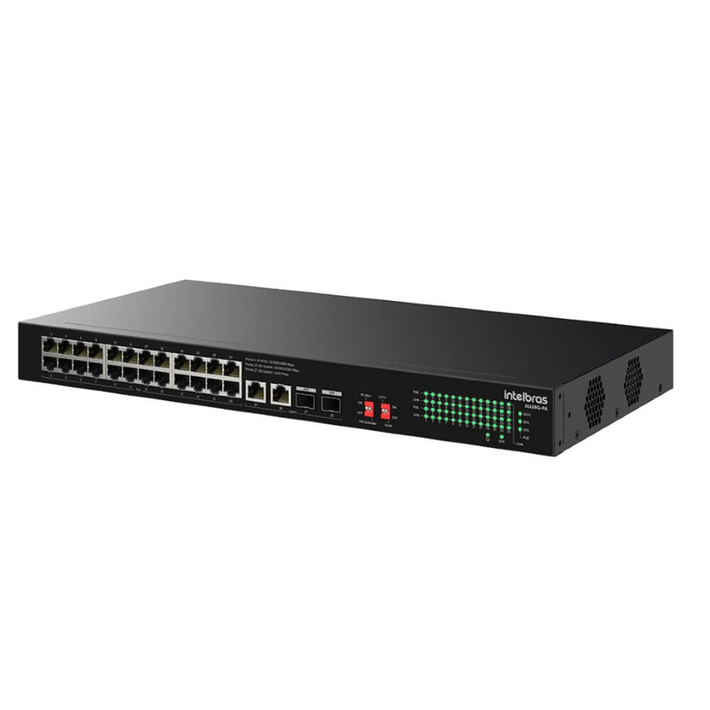 Switch Poe 24 Portas Giga + 4 Portas Uplink S1128G-Pa 4760127 ...