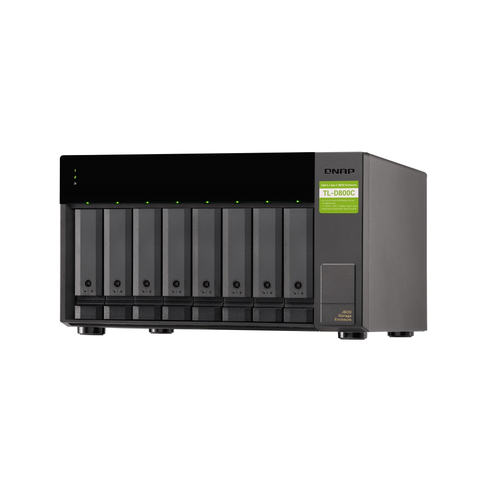 Unidade De Expansão Storage Qnap Tl-D800C-Us (8 X 3,5 Polegadas Sata 6 ...
