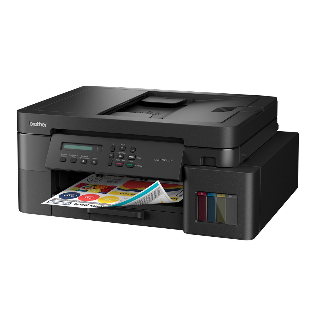 Multifuncional Brother Tank 110V Colorida A4 Wi-fi USB - DCPT830DW ...
