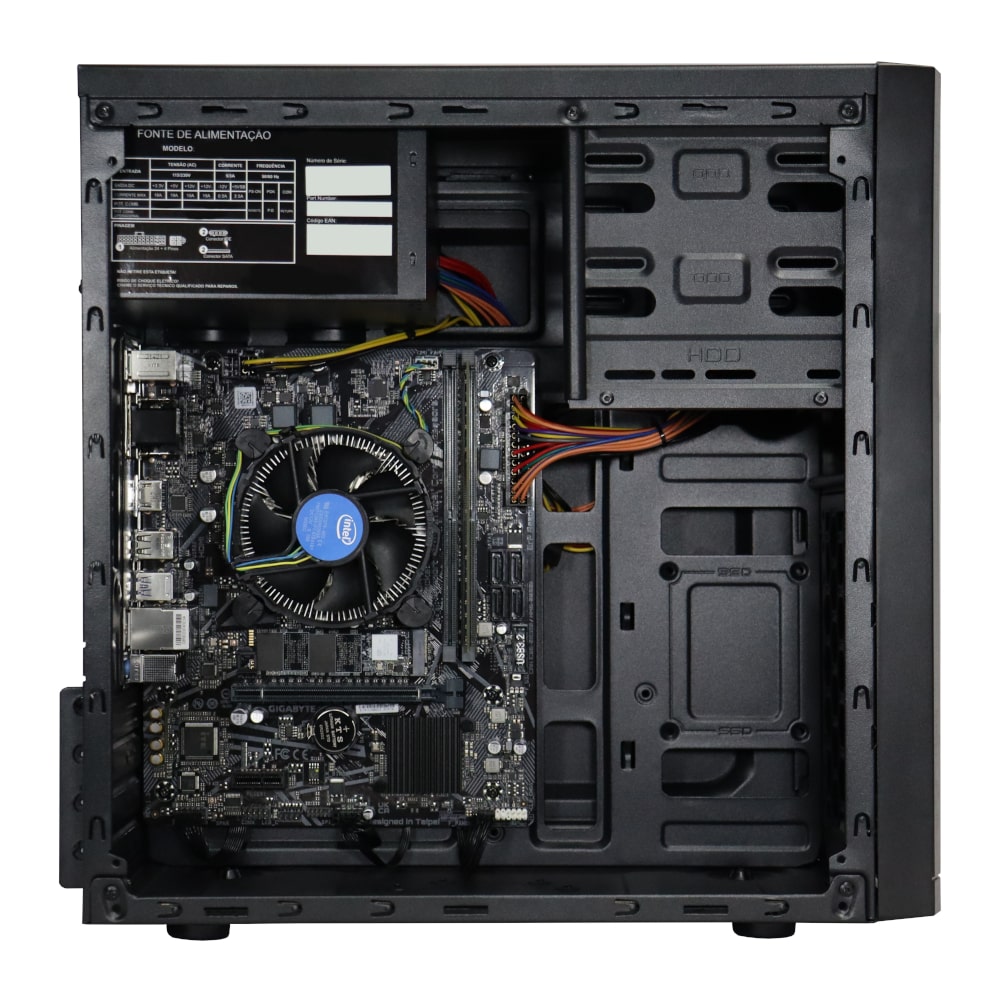 PC NTC Home I3 4306 Asus I3-10100 8GB SSD 256GB NVMe 300W H510M-K ...