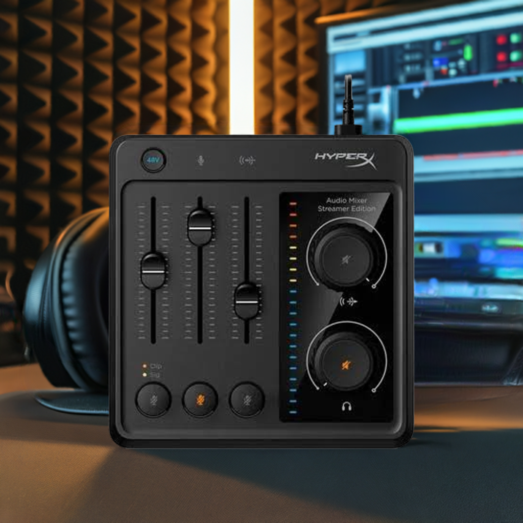 Mixer De Áudio Hyperx 5 Canais Usb-C Preto 73C12Aa - Processtec ...